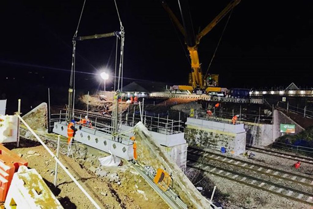 Watch: Network Rail completes festive triple bridge demolition