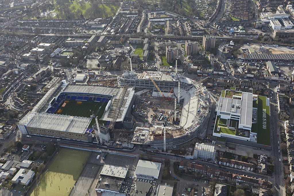 In pictures: Spurs' £800m new stadium takes shape | Construction News