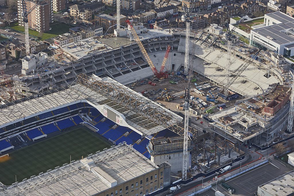 WATCH: Spurs reveal progress on £800m new stadium | Construction News