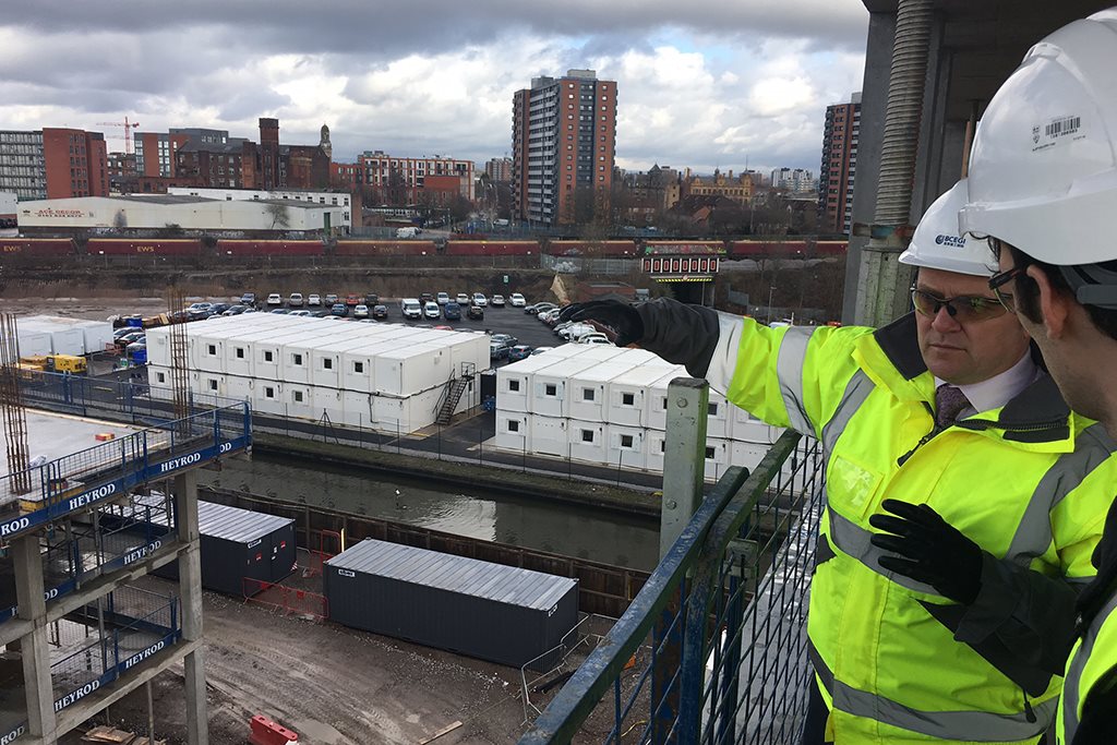 China's town: On site with BCEGI at £700m Middlewood Locks ...