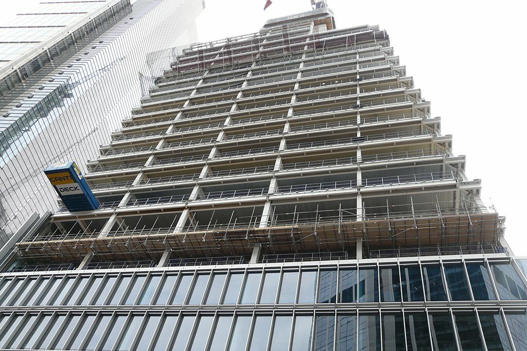 On site at 100 Bishopsgate: London's tidiest tower | Construction News