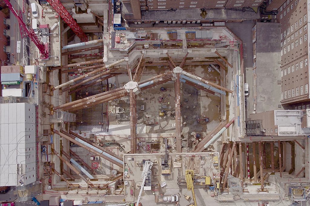 Bouygues digs mega-basement for £300m UCLH proton beam cancer centre ...