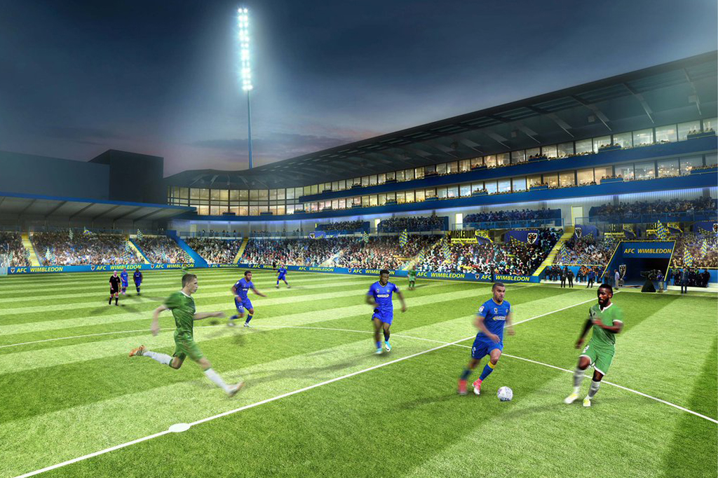 AFC Wimbledon's new stadium secures final approval | Construction News