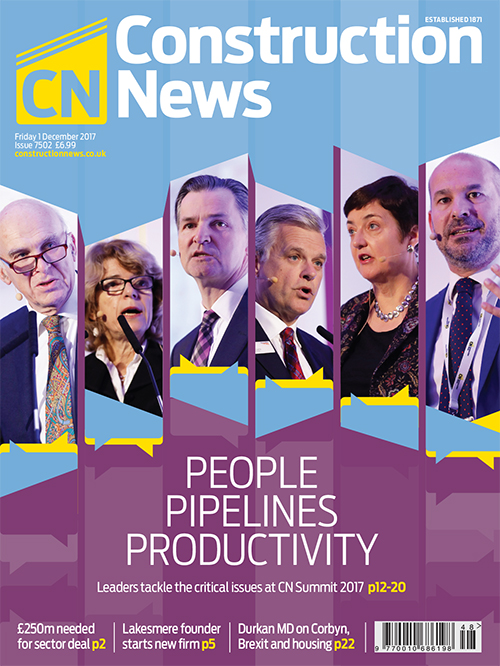 Construction News digital edition – 1 December 2017 | Construction News