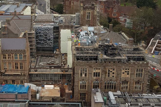 Update: Balfour project damaged by fire at Bristol University ...