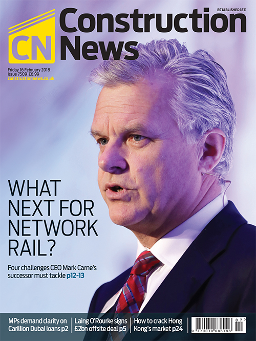 Construction News digital edition – 16 February 2018 | Construction News