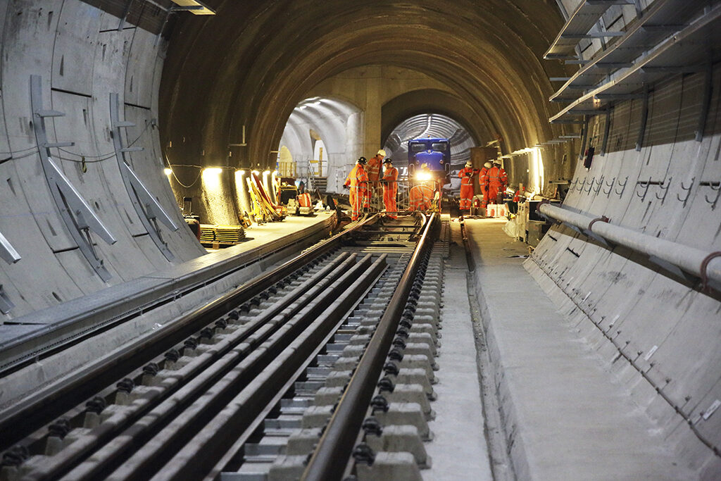 In pictures: Crossrail construction enters final stages | Construction News