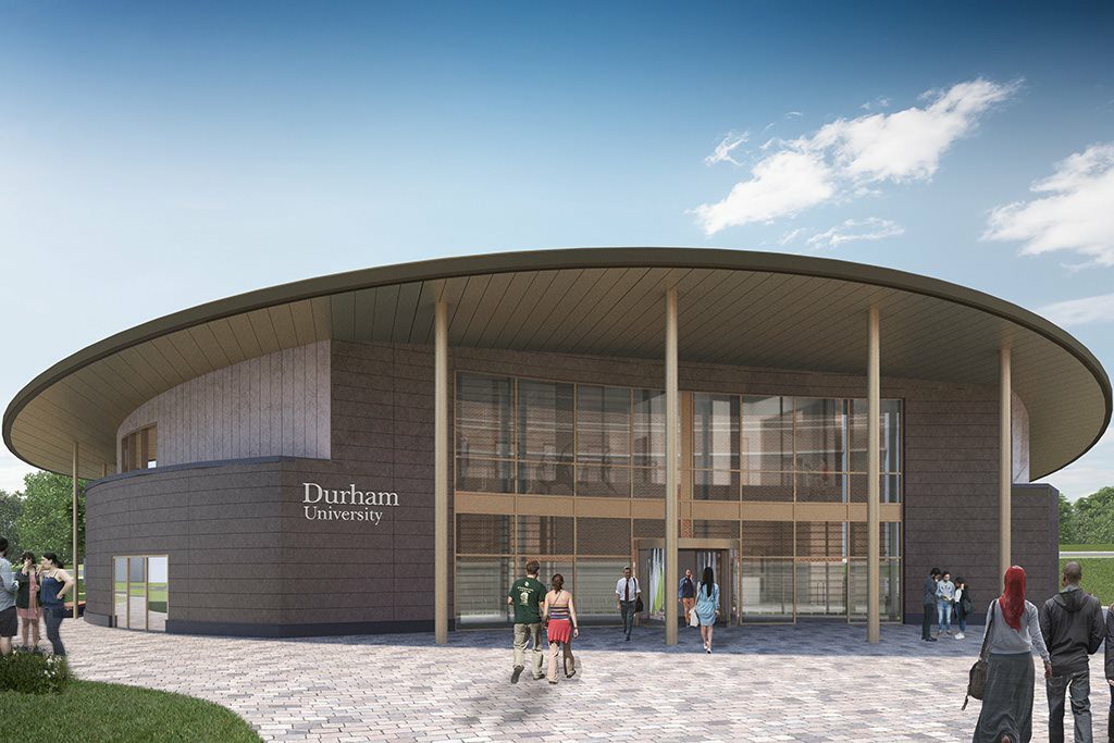 Durham University Campus Luftaufnahme Der Neuen Entwicklung Der Durham