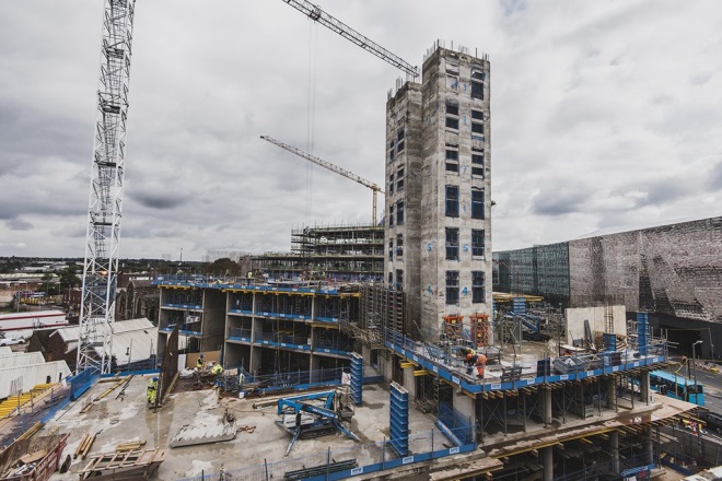 Morgan Sindall battles sizzling site for Leicester revamp ...