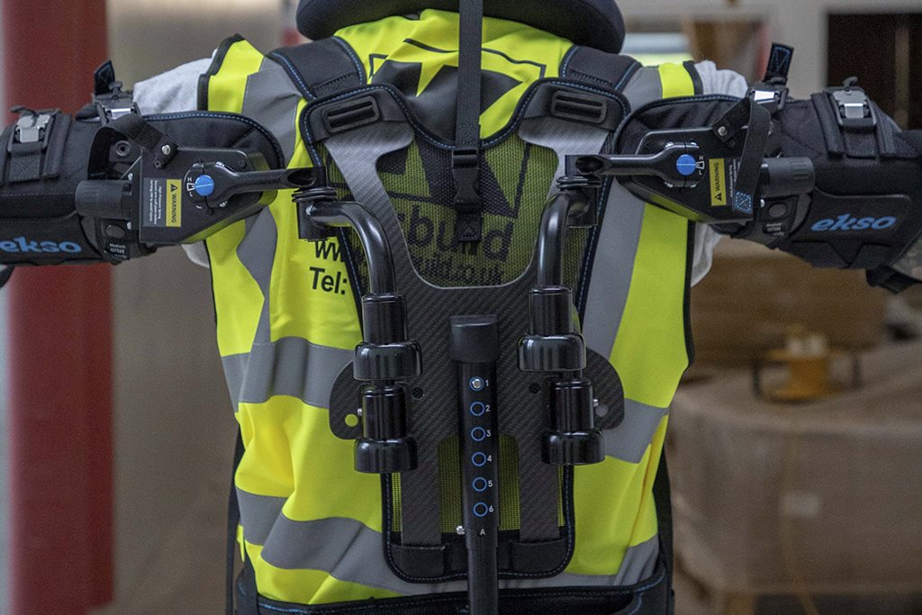 Willmott trials robotic exoskeleton vest on live site | Construction News