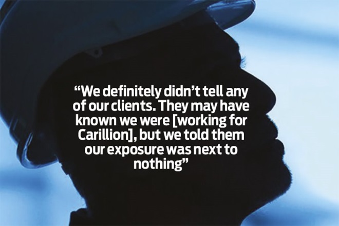 Carillion's silent victims: The dangers of speaking out | Construction News