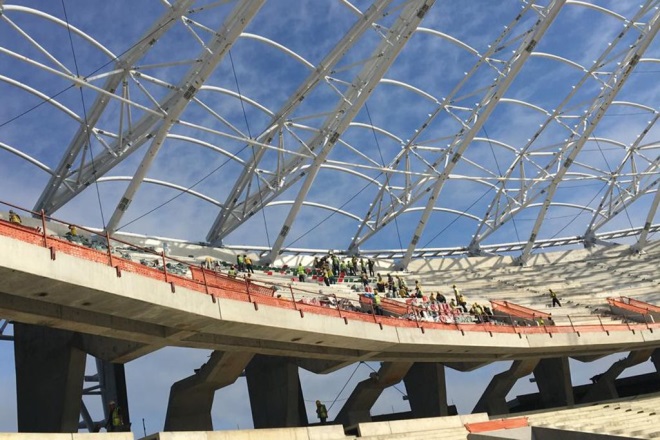 Aecom's 'impossibly fast' delivery of 50,000-seat Cameroon stadium ...