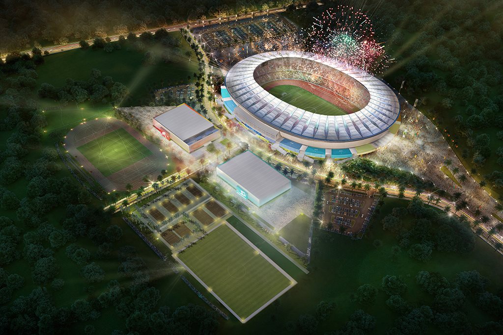 Aecom's 'impossibly fast' delivery of 50,000-seat Cameroon stadium ...
