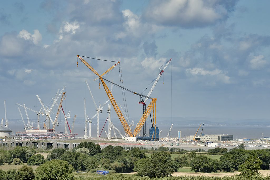 In pictures: EDF shows off world's largest crane at Hinkley ...