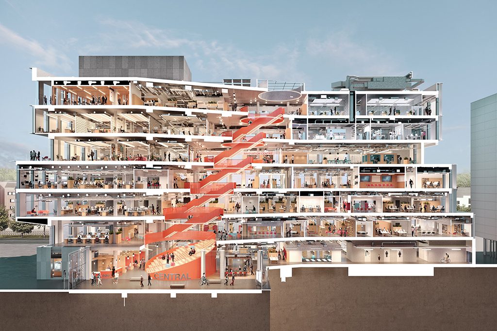 In pictures: Bouygues installs UK’s first 'oculus staircase ...