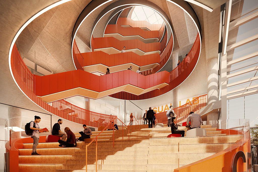 In pictures: Bouygues installs UK’s first 'oculus staircase ...