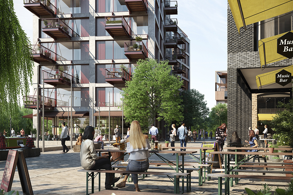 Blue roads and yoga: the thinking behind Ballymore's Brentford Project ...