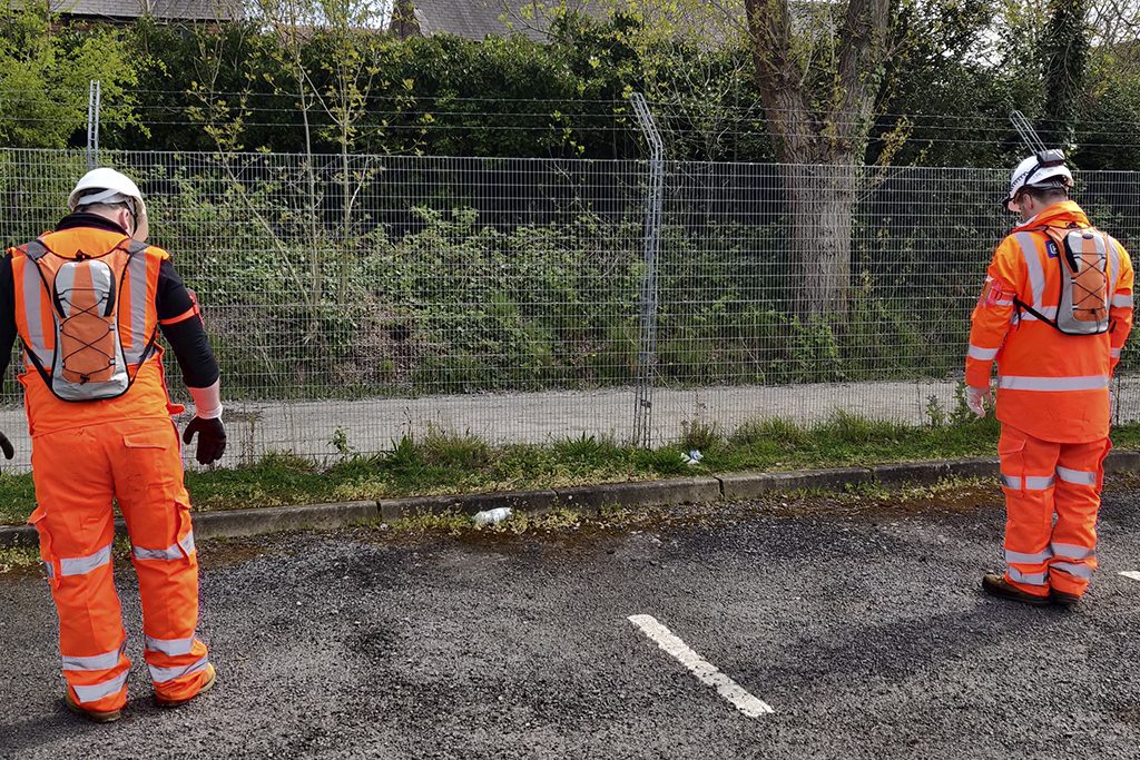 Interserve trials social distancing technology | Construction News