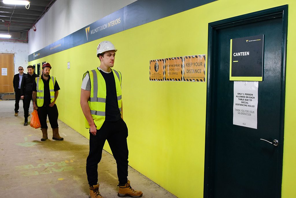 In pictures: how to social-distance on construction sites ...