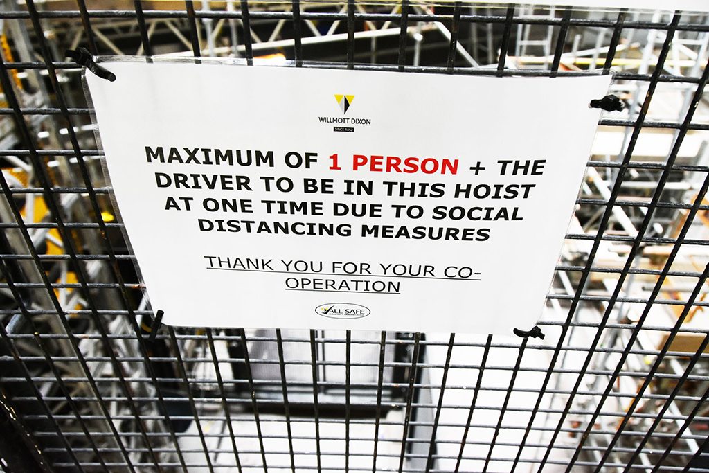 In pictures: how to social-distance on construction sites ...