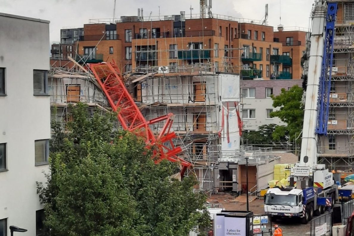 Worker in critical condition after London crane collapse | Construction ...