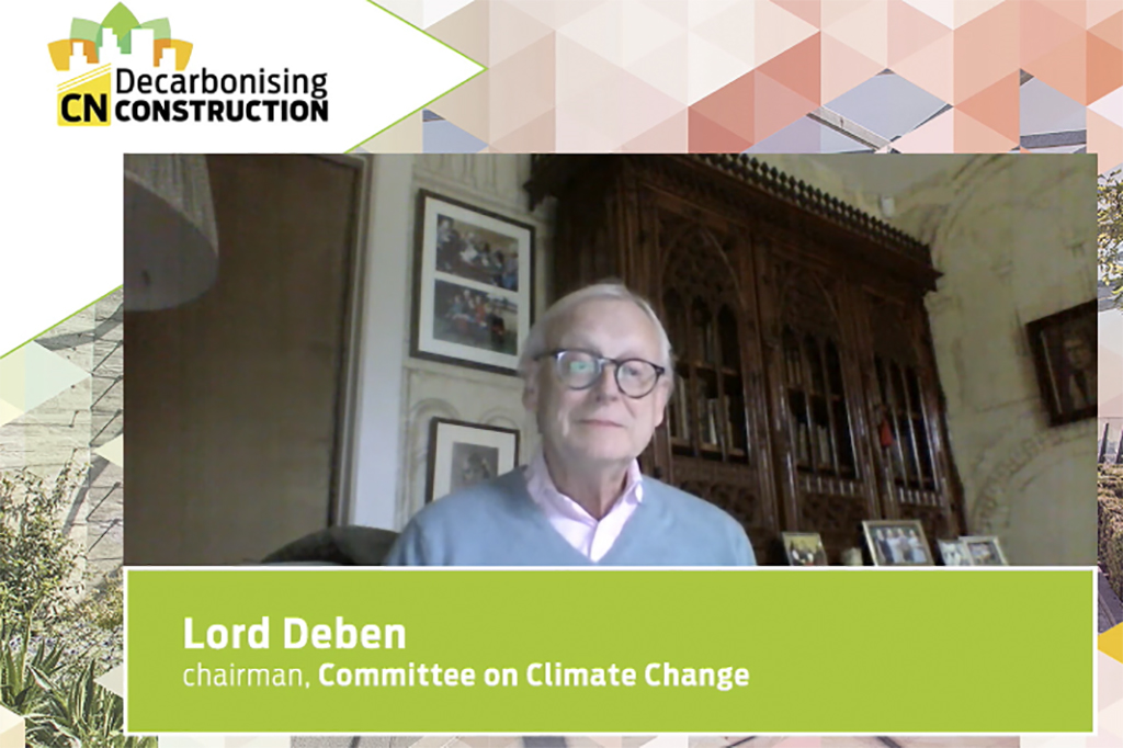 Watch: Lord Deben delivers keynote on climate change and construction ...