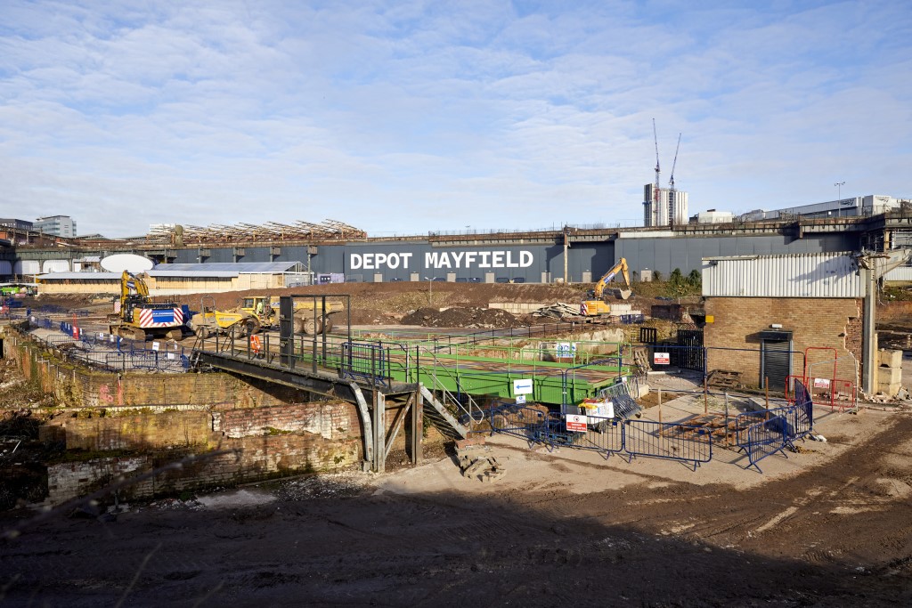 In pictures: Manchester park project uncovers river hidden for 50 years ...