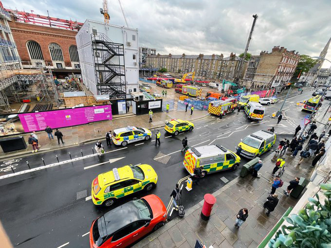 Two injured after scaffold collapse at Ardmore London site ...