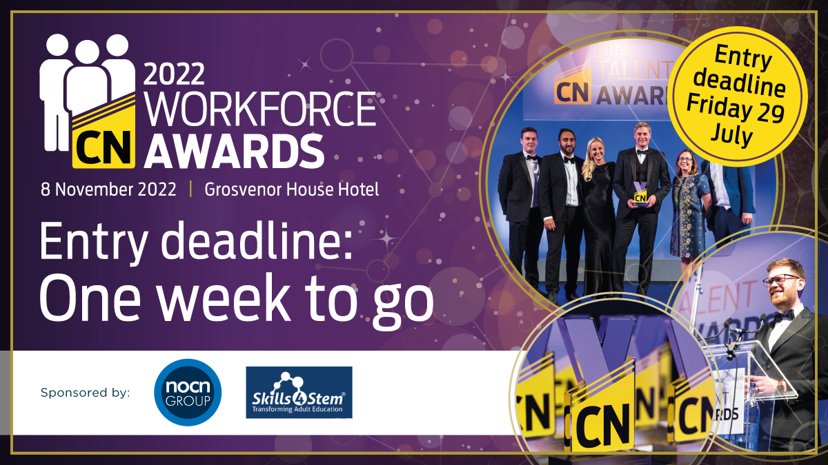One week left to enter CN Workforce Awards | Construction News