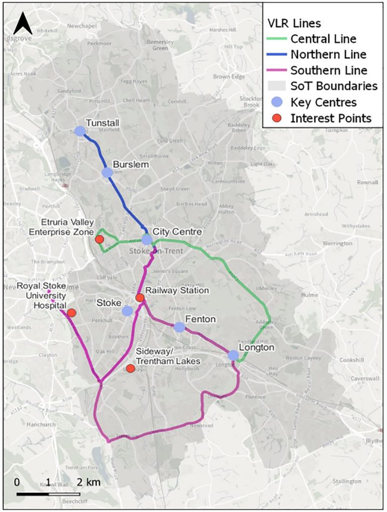 Stoke-on-Trent council unveils £415m 'very light rail' plan ...