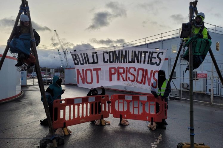 Two charged after protests at Kier’s £400m prison job | Construction News