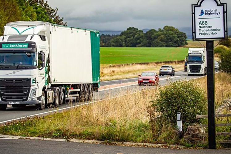 Planning approved for £1.49bn A66 dualling project | Construction News