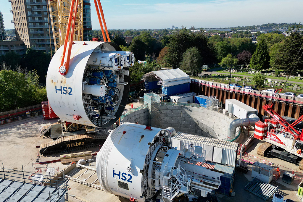 HS2 launches third TBM after underground construction | Construction News