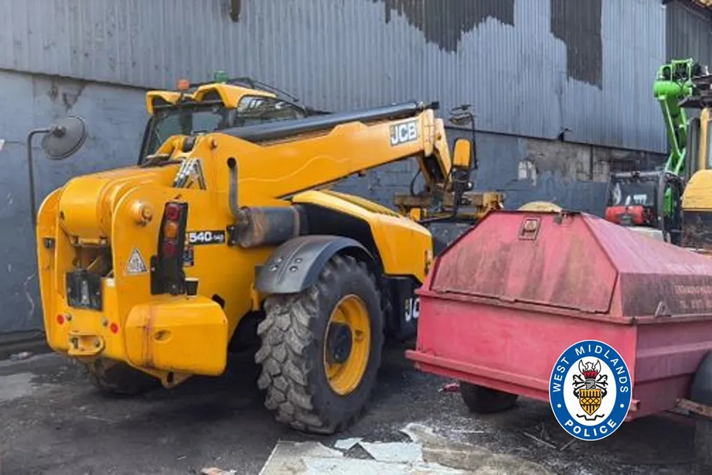 Police seize ‘suspected stolen’ plant machinery worth £400,000 ...