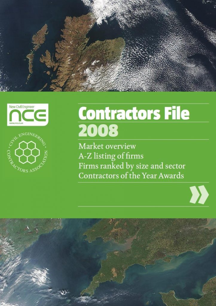 Contractors File 2008: A rise before a fall? | New Civil Engineer
