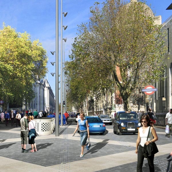 Designs approved for Exhibition Road shared space | New Civil Engineer