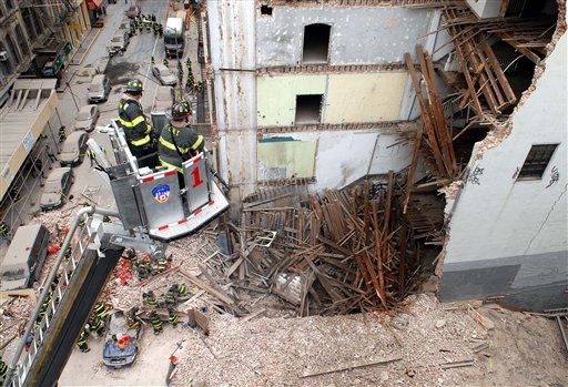 Five-storey building collapses in New York | New Civil Engineer