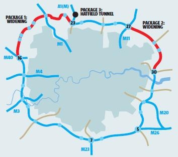 M25 work kicks off as financial close is reached | New Civil Engineer