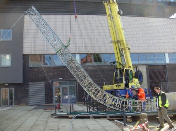 Life size Meccano bridge erected in Liverpool | New Civil Engineer