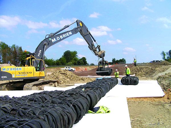 Recycled tyre bales: Tread carefully | New Civil Engineer