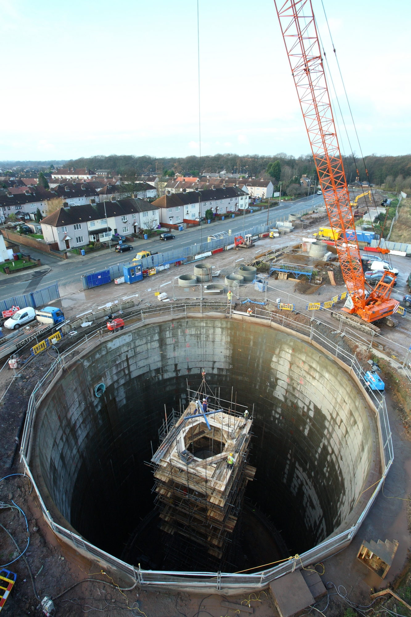 Stormwater tank sunk in Liverpool | New Civil Engineer