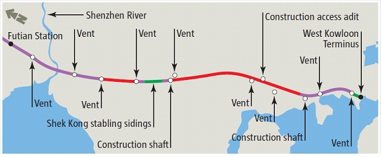 Hong Kong MTR: High speed rail line | New Civil Engineer