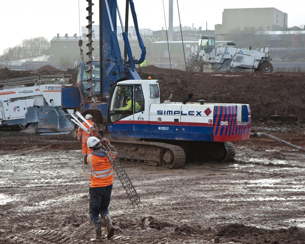 Foundations laid for former MG factory | New Civil Engineer