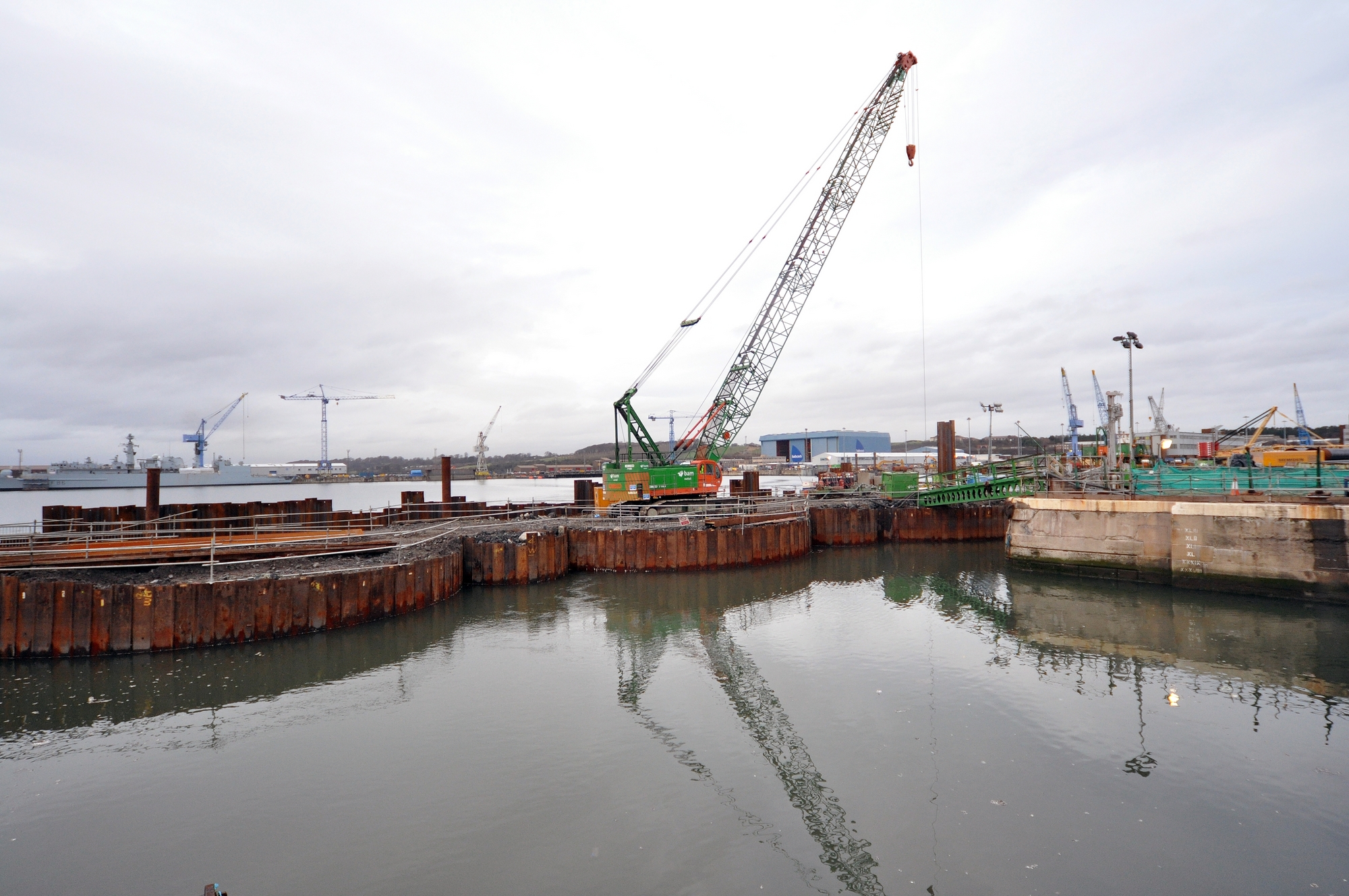 Making an entrance: The Rosyth Shipyard refurbishment | New Civil Engineer