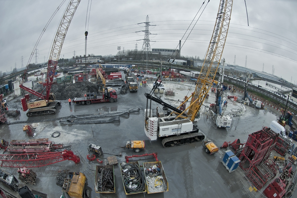 Lee Tunnel shaft wall completed | New Civil Engineer