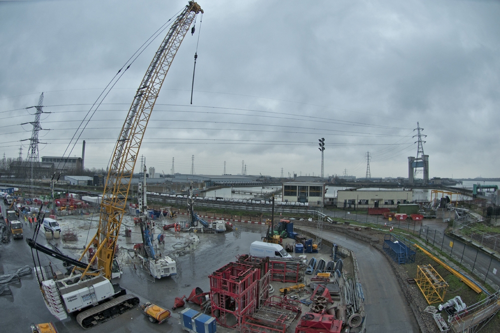 Lee Tunnel shaft wall completed | New Civil Engineer
