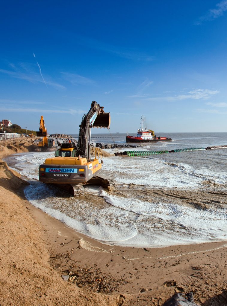 Surge stopper: Felixstowe's new coastal defences | New Civil Engineer