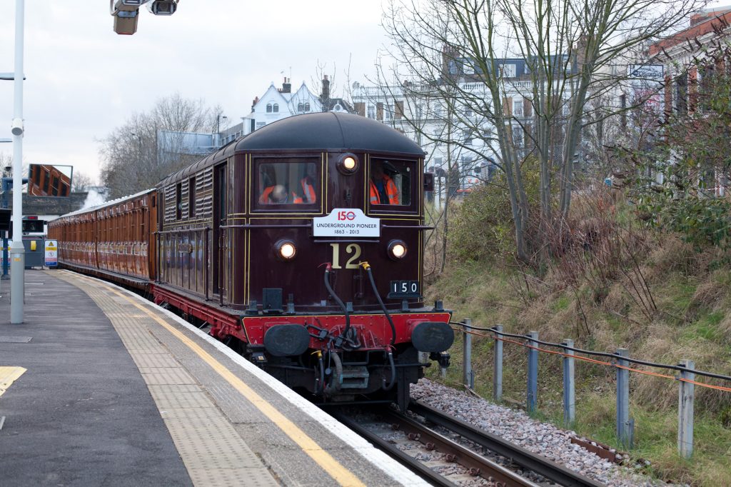 Historic ride on restored Underground train marks 150th anniversary of ...