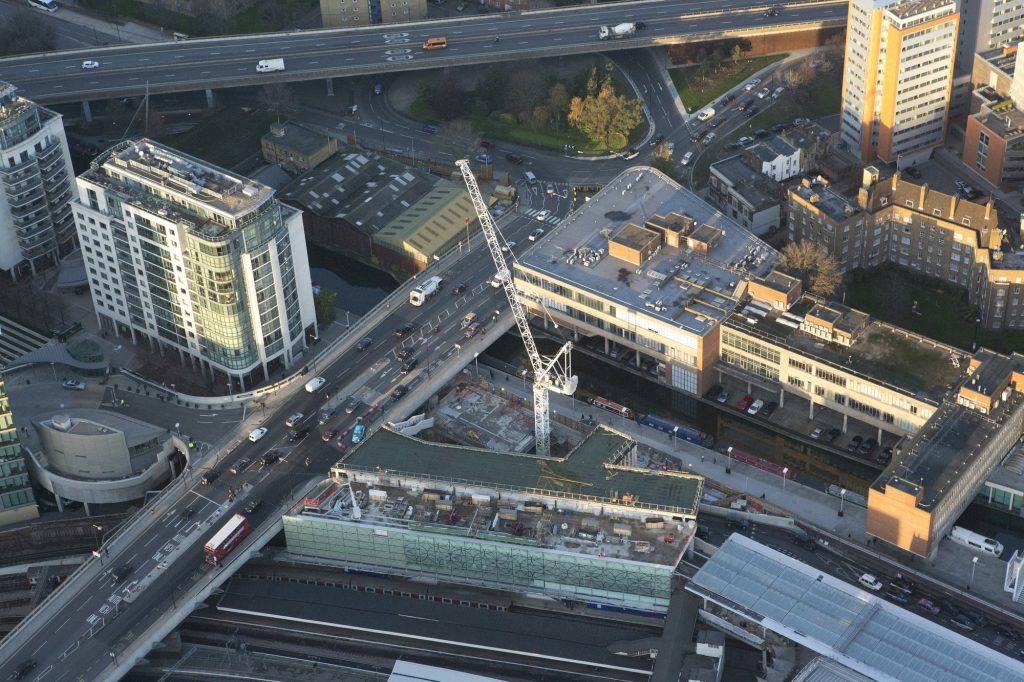 Aerial images reveal Crossrail progress | New Civil Engineer