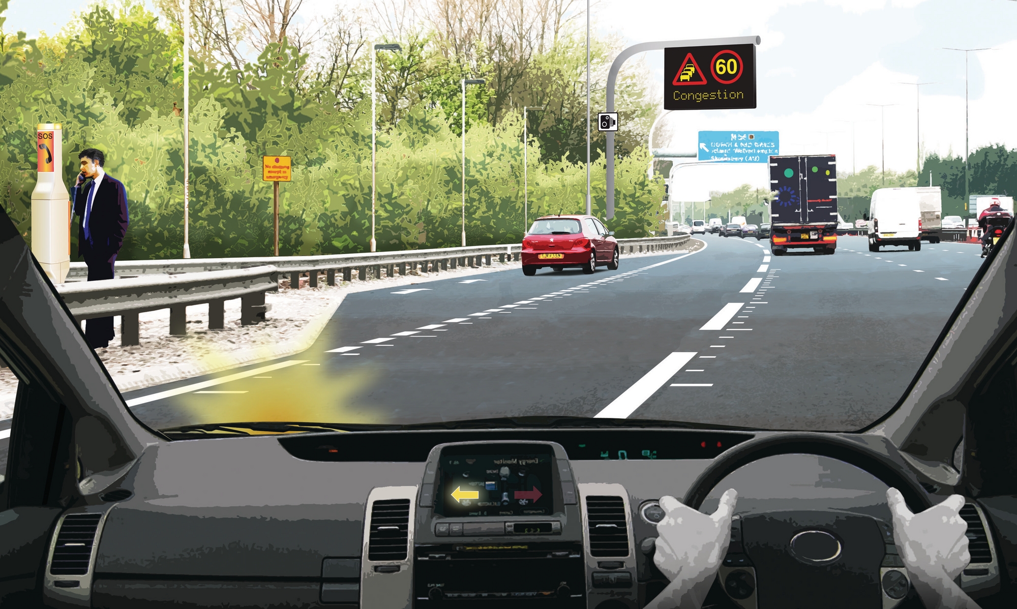 How safe is full time hard shoulder running? | New Civil Engineer